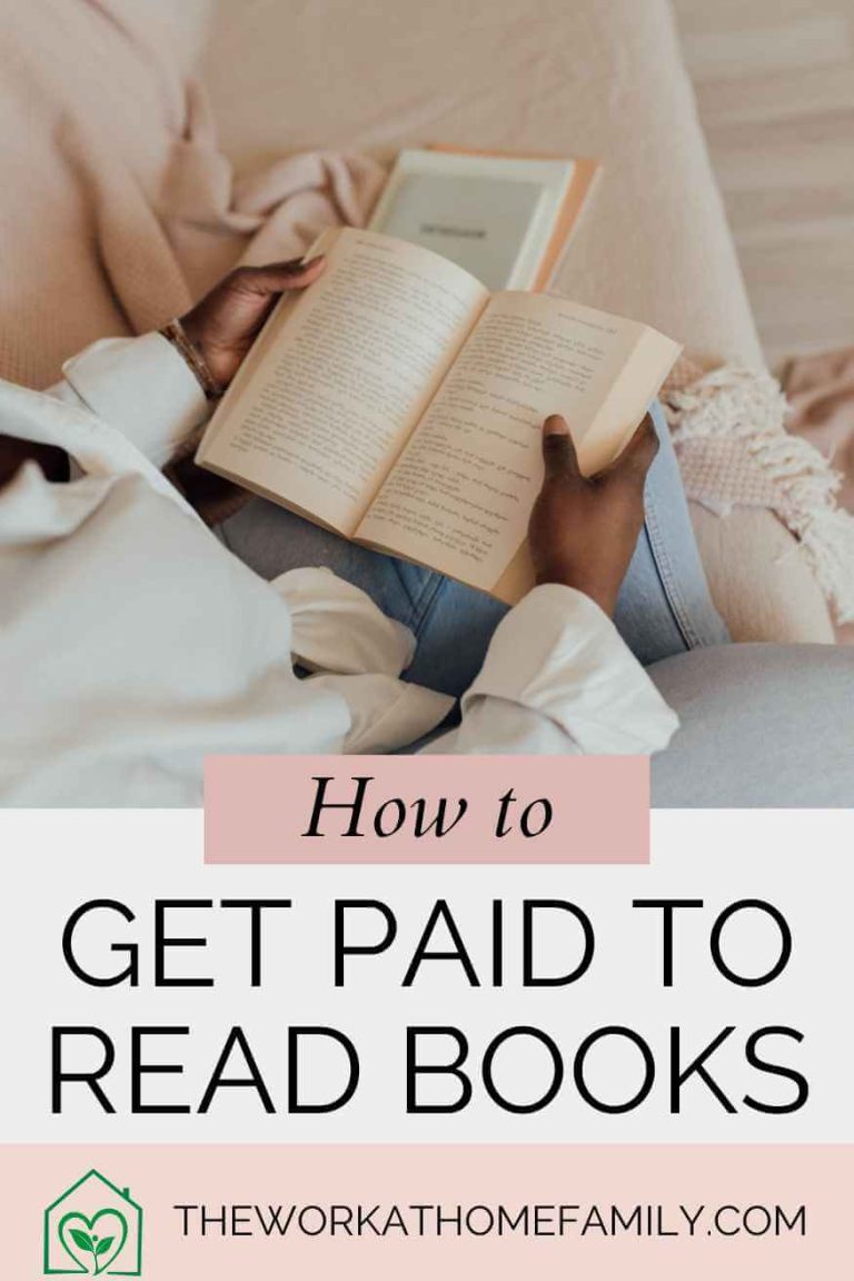 How to Get Paid to Read Books - The Work at Home Family