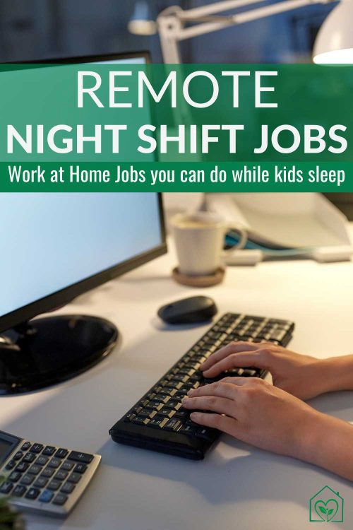 Remote Night Shift Jobs - Work at Home Jobs You Can Do While Kids Sleep ...